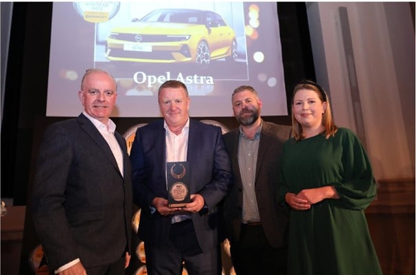 Opel Astra crowned Irish compact car of the year
