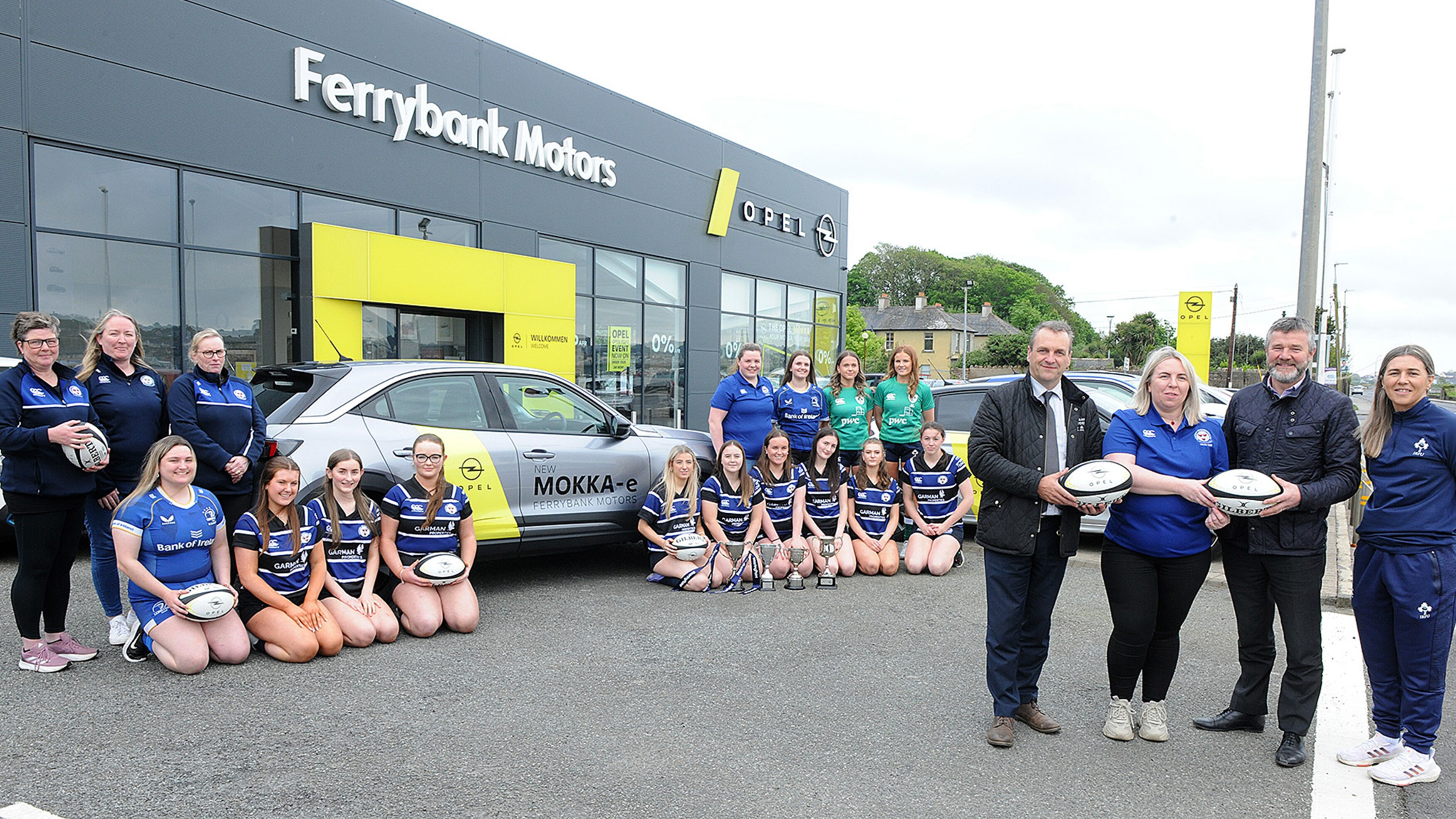 FERRYBANK MOTORS OPEL PROUDLY SUPPORTS WEXFORD WANDERERS RUGBY CLUB